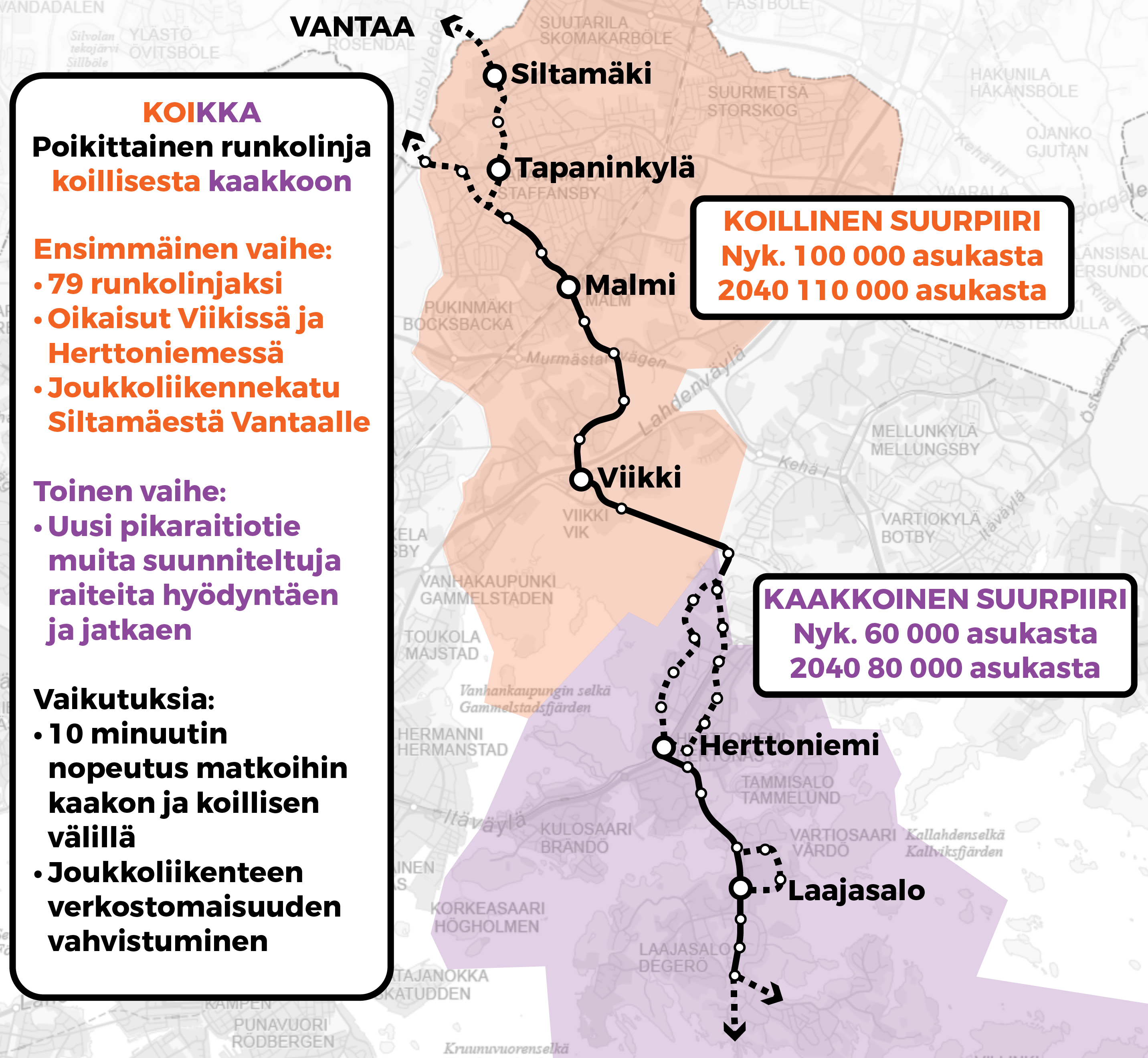 Helsingin puuttuva runkolinja koillisesta kaakkoon – KoikKa – HEGE ...
